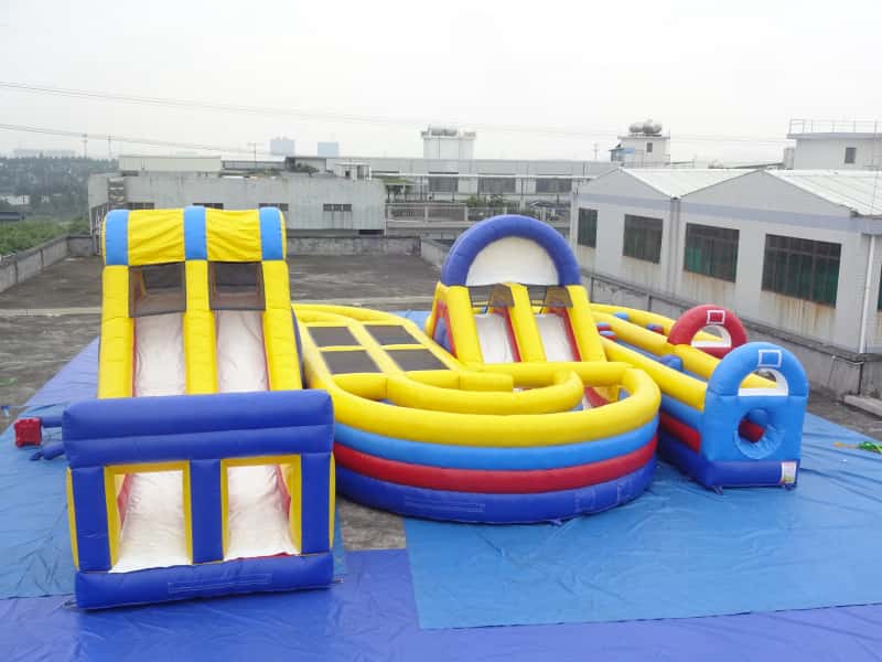 3 Piece Inflatable Obstacle Course - Minyefun