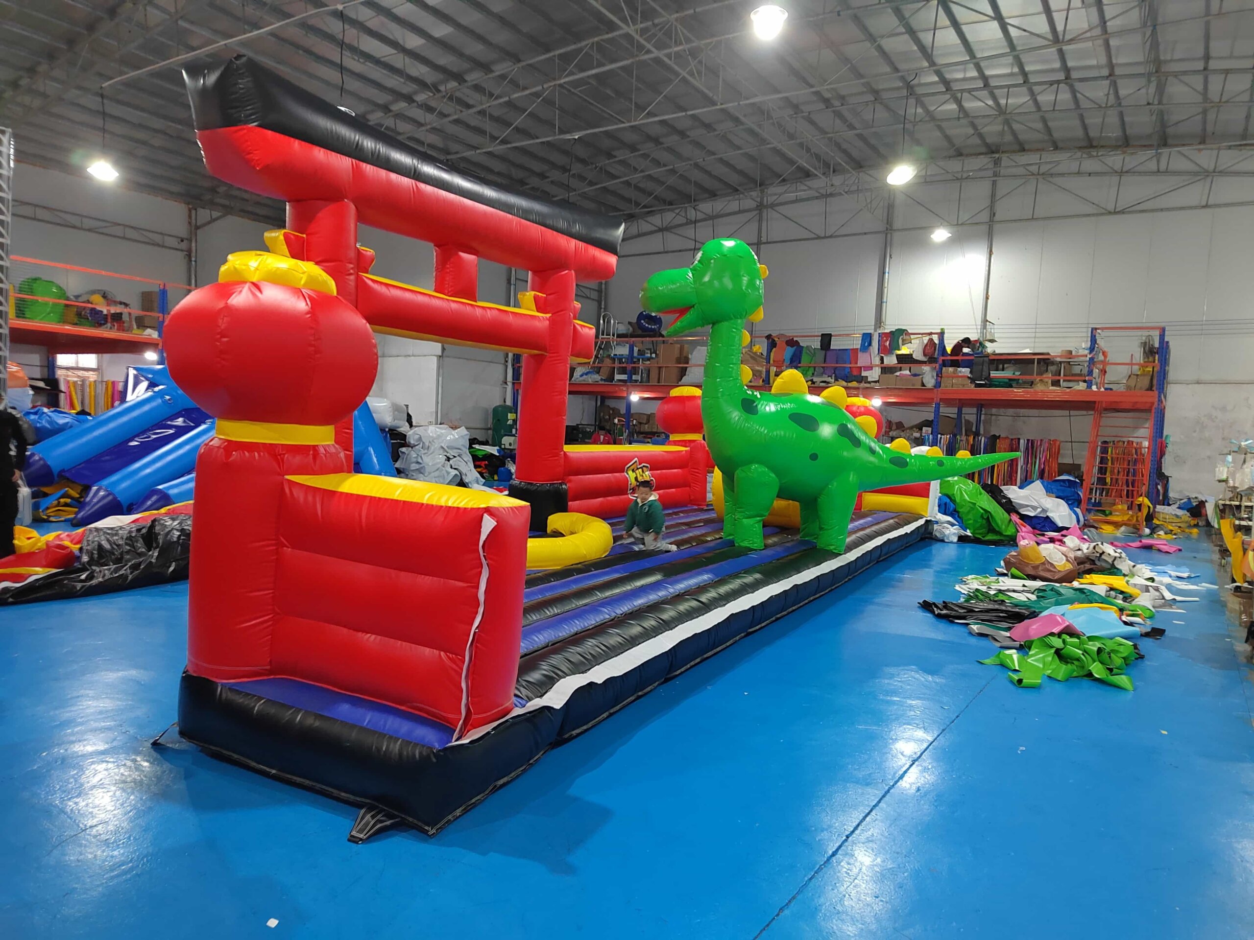 Commercial Chinese Dragon Style Chinatown Inflatable Bouncer Ball Pool ...