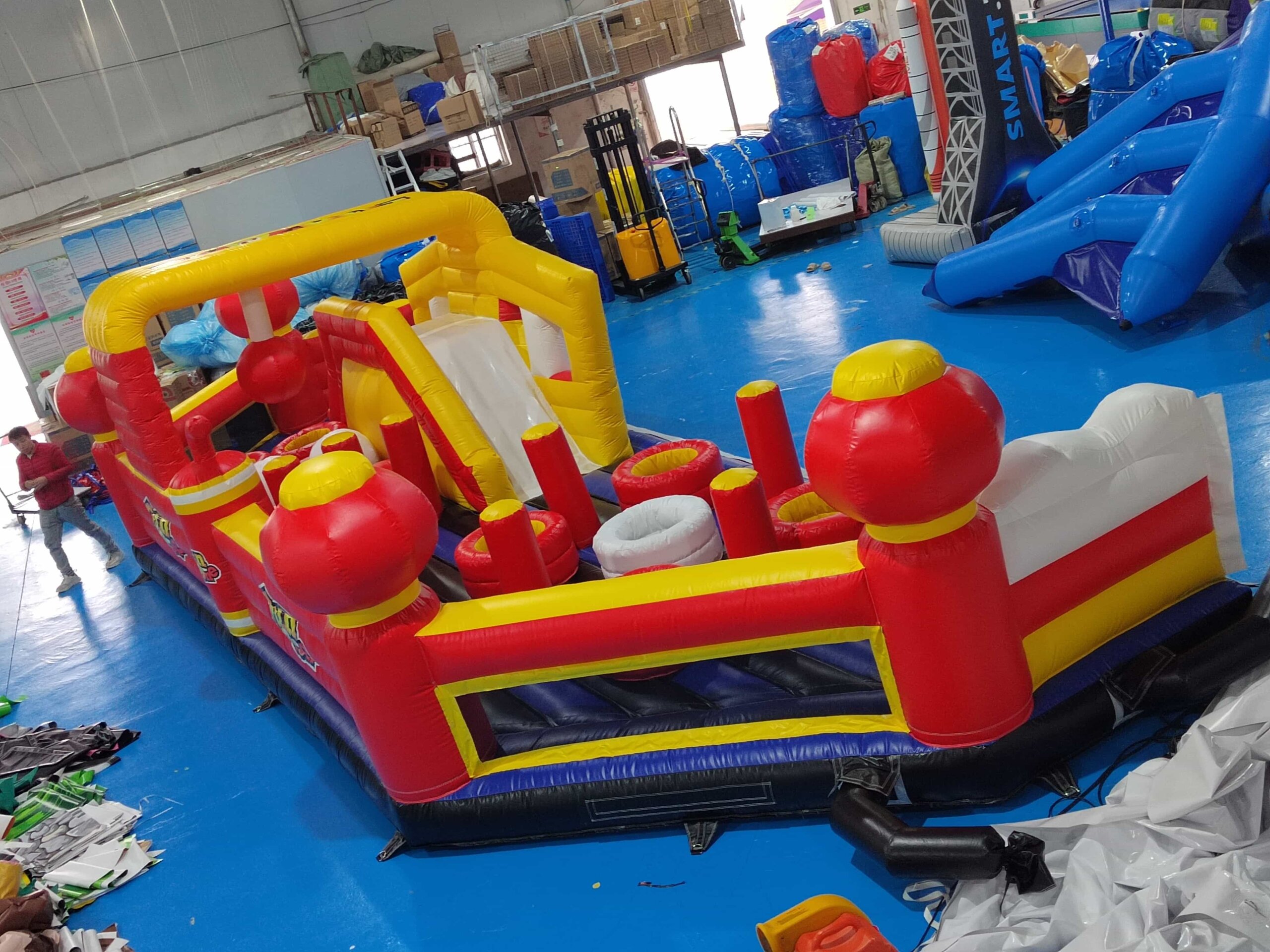 Commercial Chinese Dragon Style Chinatown Inflatable Bouncer Ball Pool ...