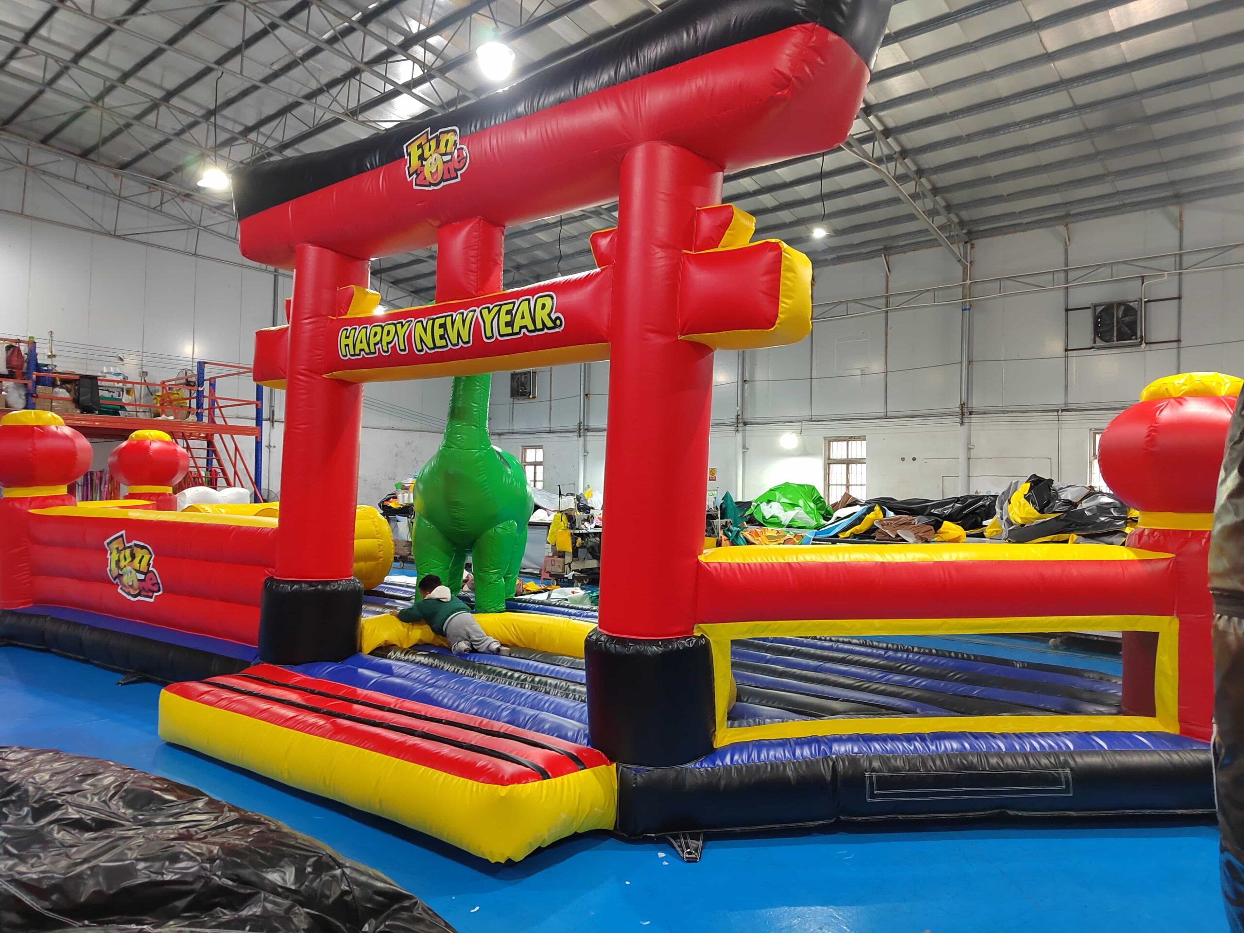 Commercial Chinese Dragon Style Chinatown Inflatable Bouncer Ball Pool ...